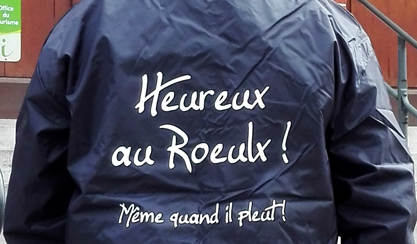 Coupe-vent "Heureux au Roeulx ! Même quand il pleut !" - Office du ...